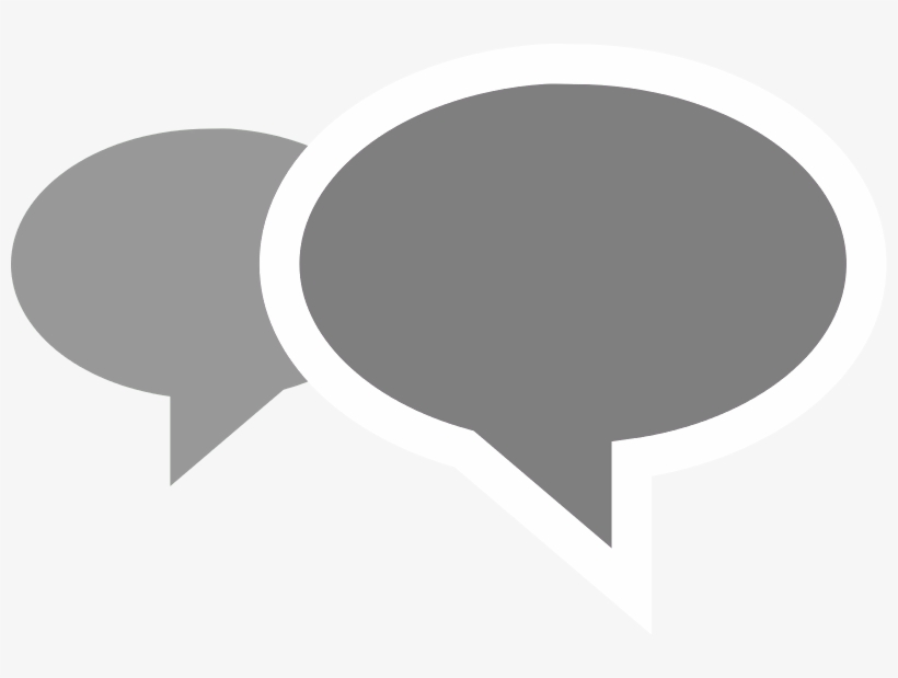 Download Chat Icons - Chat Icon Grey Png | Transparent PNG Download ...