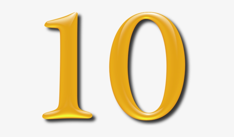 Download 10 Numbers Icon Clipart - Atomic Number Of Neon | Transparent ...