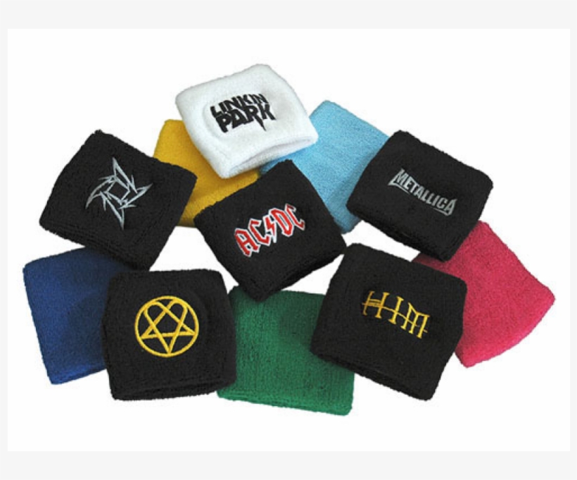 Embroidered Wrist Sweatbands - Embroidered Wristbands PNG Image ...
