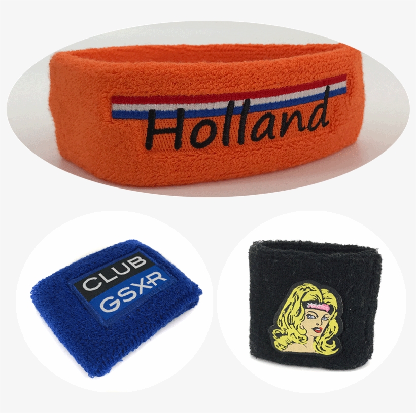 High Quality Elastic Branded Arm Sweatband For Sports - Label PNG Image ...