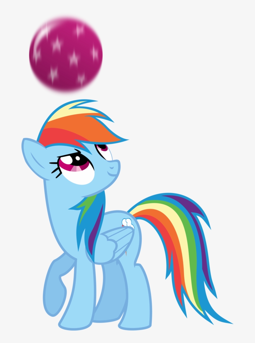 Yoshimon1, Ball, Rainbow Dash, Safe - My Little Pony Friendship PNG ...