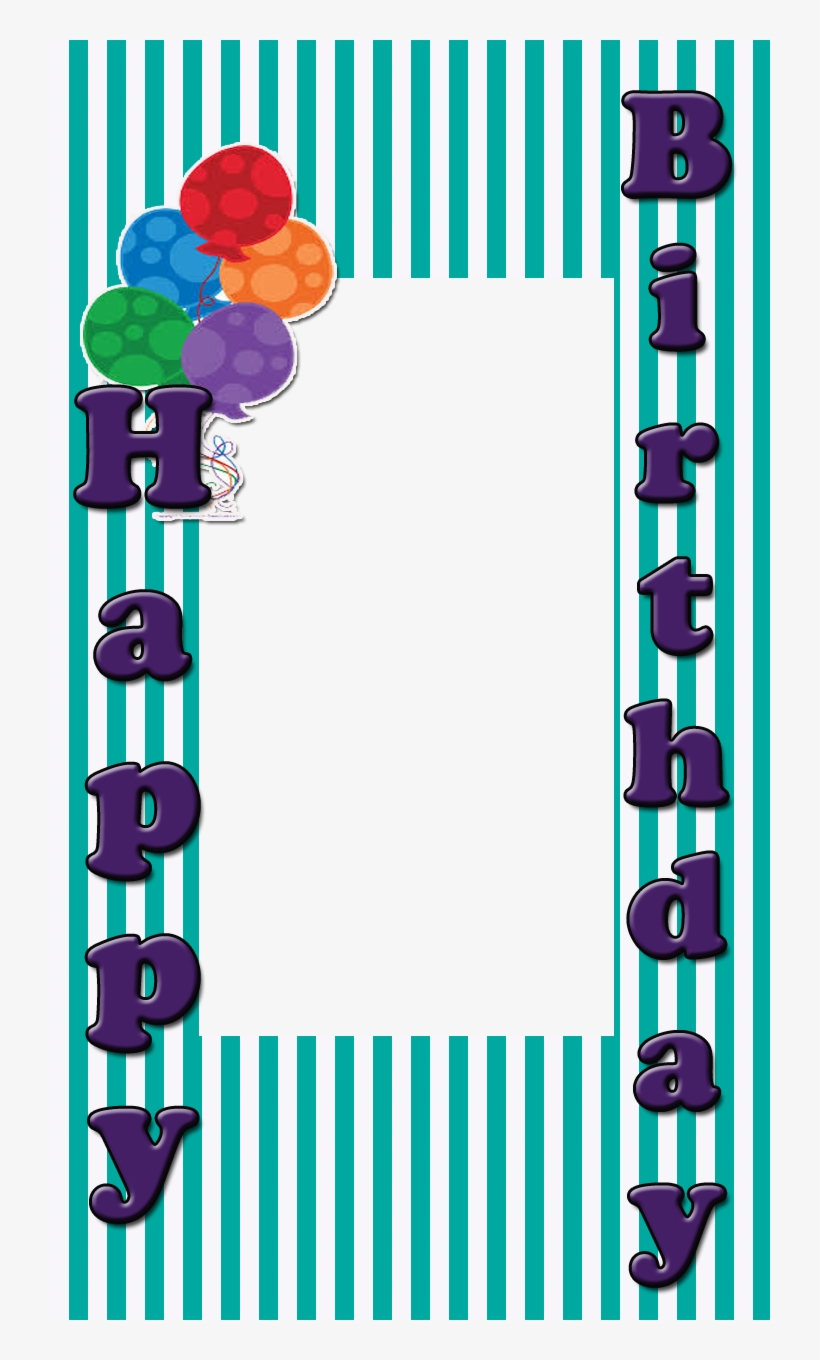 Simple Birthday Frame - Simple Birthday Photo Frames PNG Image ...