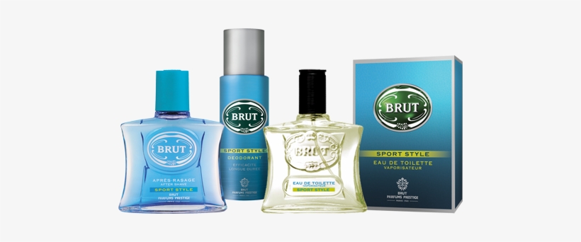 The Athletic Fragrance Of Paris - Brut Perfume For Men PNG Image ...
