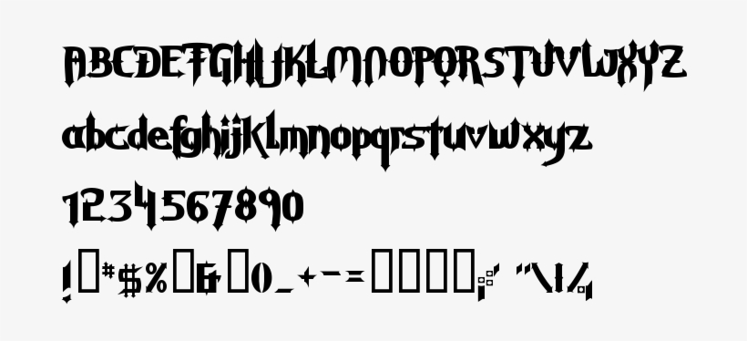 Font Preview Grave Digger - Schriftart Lobster PNG Image | Transparent ...