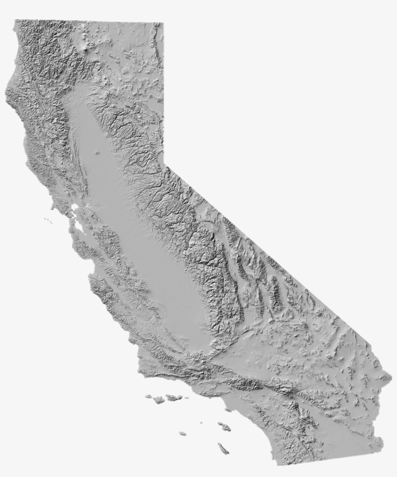 Download California Map Blank | Transparent PNG Download | SeekPNG