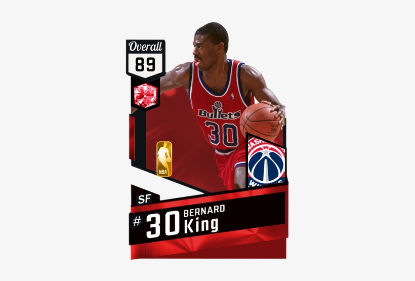 '85 Bernard King Ruby Card - Nba Live 18 Ultimate Team PNG Image ...