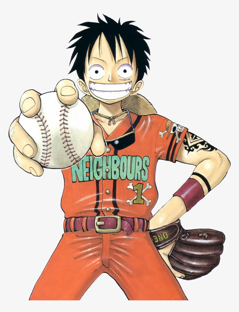Download Monkey D Luffy 14 - One Piece Luffy Baseball | Transparent PNG ...