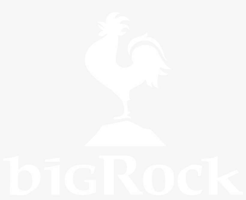 Big Rock Logo Black And White - Leinster Rugby Logo White PNG Image ...