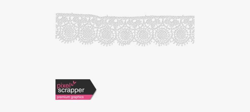 White Lacey Trim - Digital Scrapbooking PNG Image | Transparent PNG ...