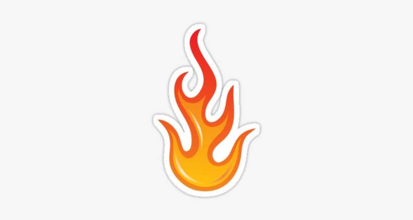 Download "flame Fire Sticker" Stickers By Mhea - Wall | Transparent PNG ...