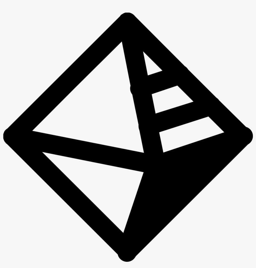 It Is A Logo Of A 3-dimensional Diamond - Icon Geometry PNG Image ...