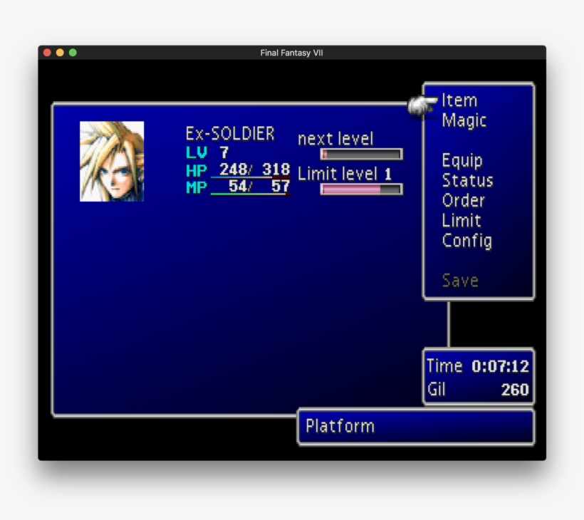 Screen Shot 2017 09 29 At 7 12 13 Pm - Ff7 Menu PNG Image | Transparent ...
