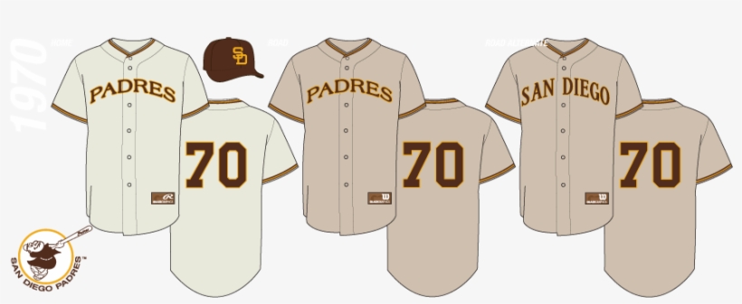 Game Jerseys - 2019 San Diego Padres Uniforms PNG Image | Transparent ...