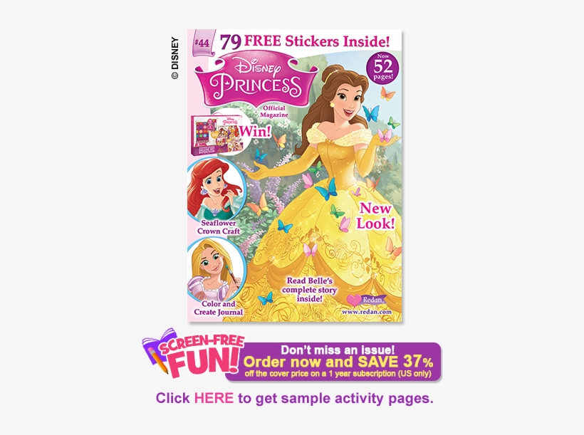 Download Disney Princess Magazine | Transparent PNG Download | SeekPNG