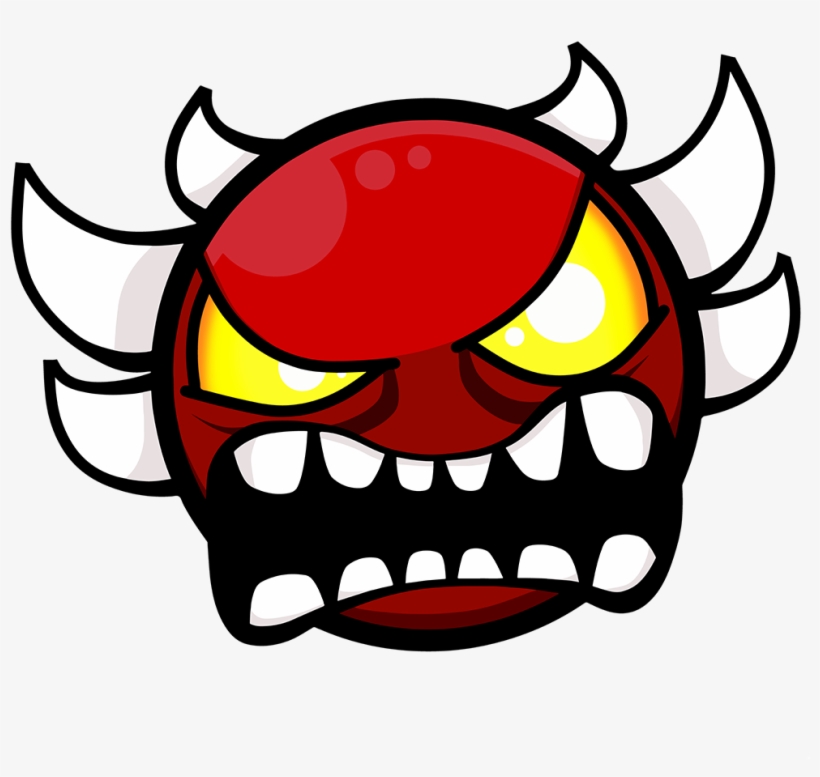 Easy Demons Geometry Dash - Geometry Dash Electrodynamix 2 PNG Image ...