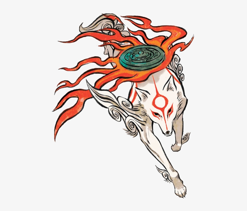 Download Amaterasu - Capcom Okami Nintendo Wii | Transparent PNG ...