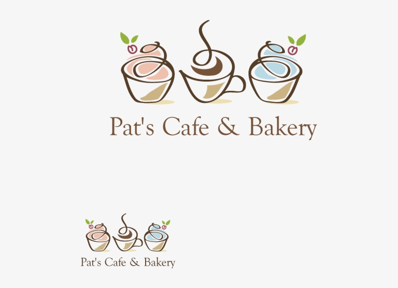 Bakery Logo Design For Pat's Cafe & Bakery In Australia - Bakery And ...