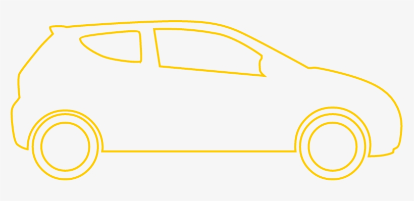 Get Your Instant Quote - Yellow Car Outline Png PNG Image | Transparent ...