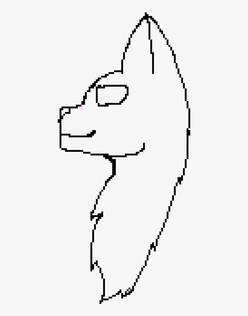 Download Warrior Cat Outline - Line Art | Transparent PNG Download ...