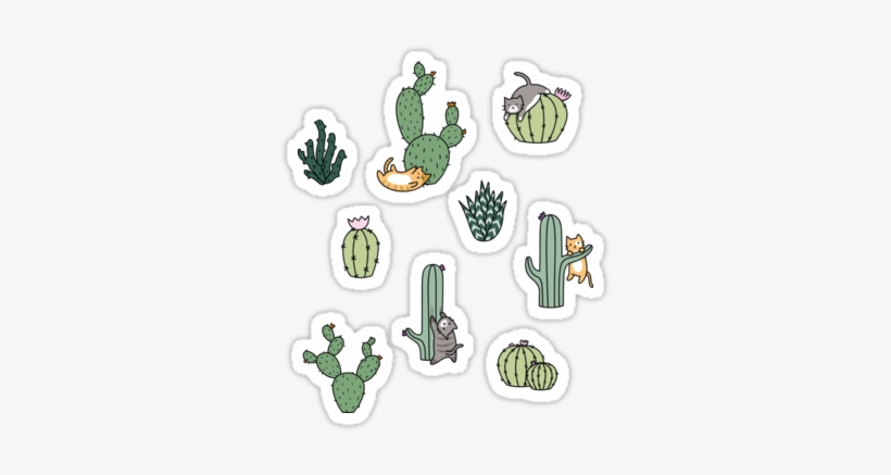 Download Stickers Sticker Cactus Cat, Printable Stickers, Planner ...
