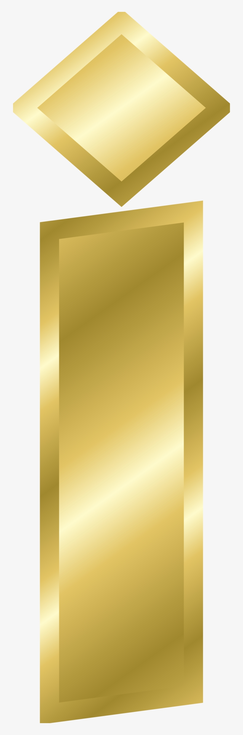 Big Image - Letter I Gold Design PNG Image | Transparent PNG Free ...