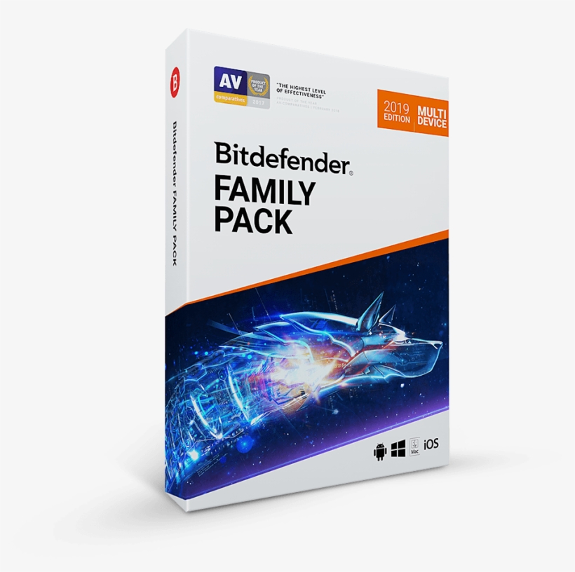 Bitdefender Family Pack - Bitdefender Total Security 2019 PNG Image ...