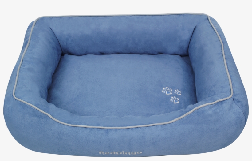 Product Codes - Red Dingo Microfiber Donut Dog Bed - Sky Blue PNG Image ...