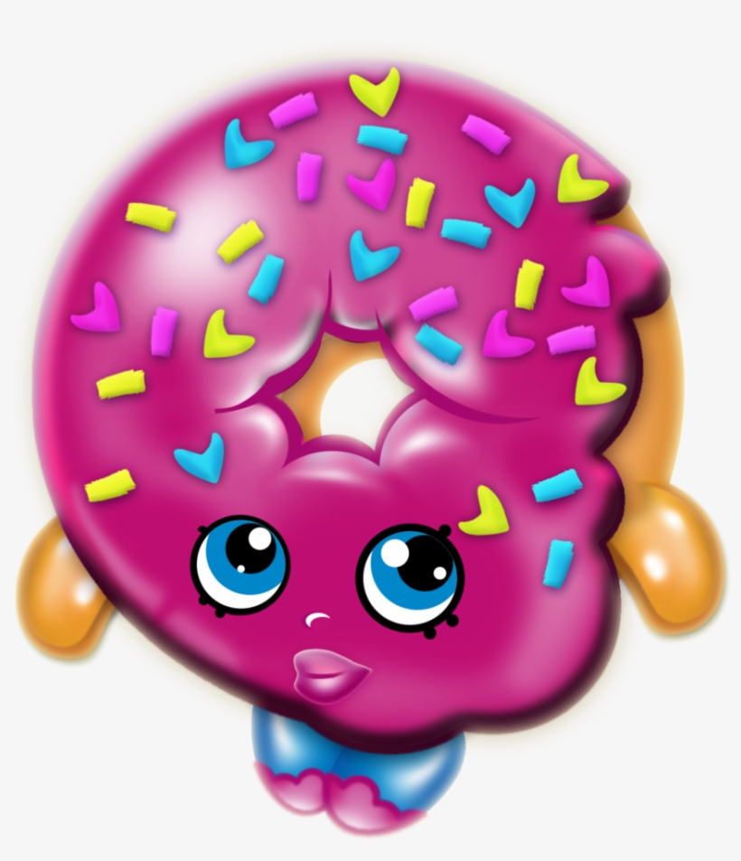 Donut - Shopkins Clipart Season 3 PNG Image | Transparent PNG Free ...