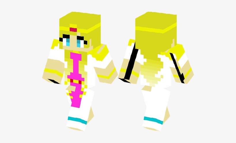 Download Princess Zelda - Minecraft Skin Pink Dragon Girl | Transparent ...