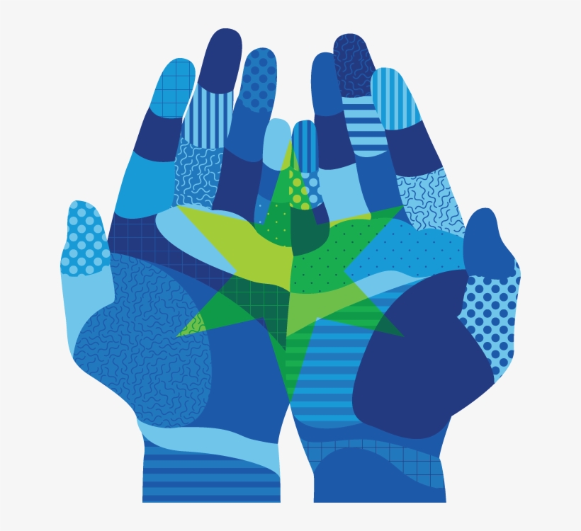 Hands With Chicago Star - Chicago PNG Image | Transparent PNG Free ...