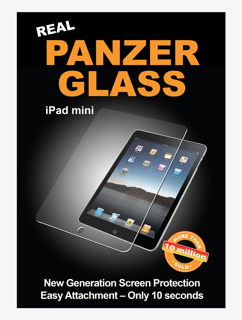 Panzerglass Tablet Screen Protector Ipad Mini - Apple Ipad PNG Image ...