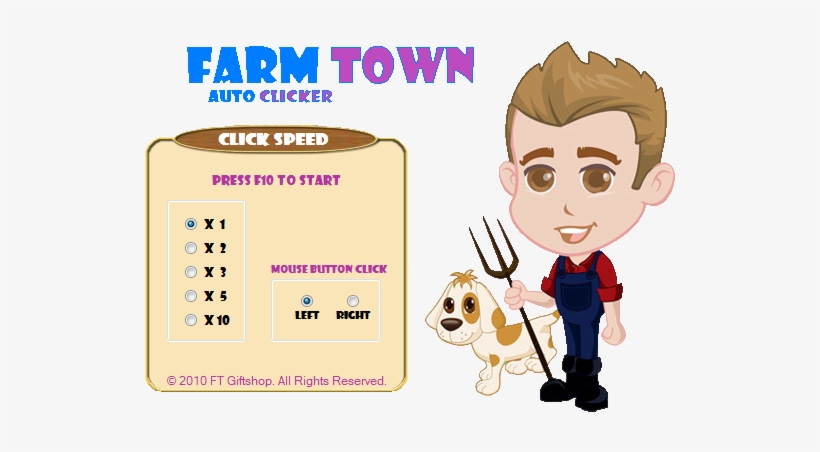 Download Ft Giftshop Auto Clicker - Farm Town | Transparent PNG ...
