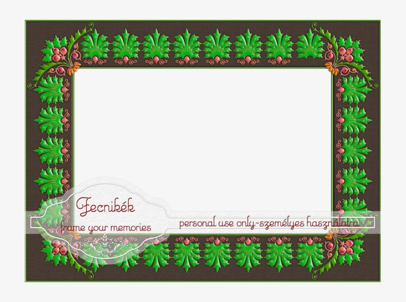 Green Frame - Picture Frame PNG Image | Transparent PNG Free Download ...