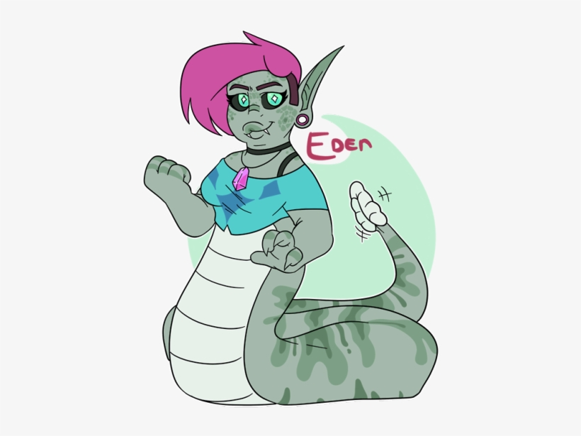 Eden The Naga - Cartoon PNG Image | Transparent PNG Free Download on ...