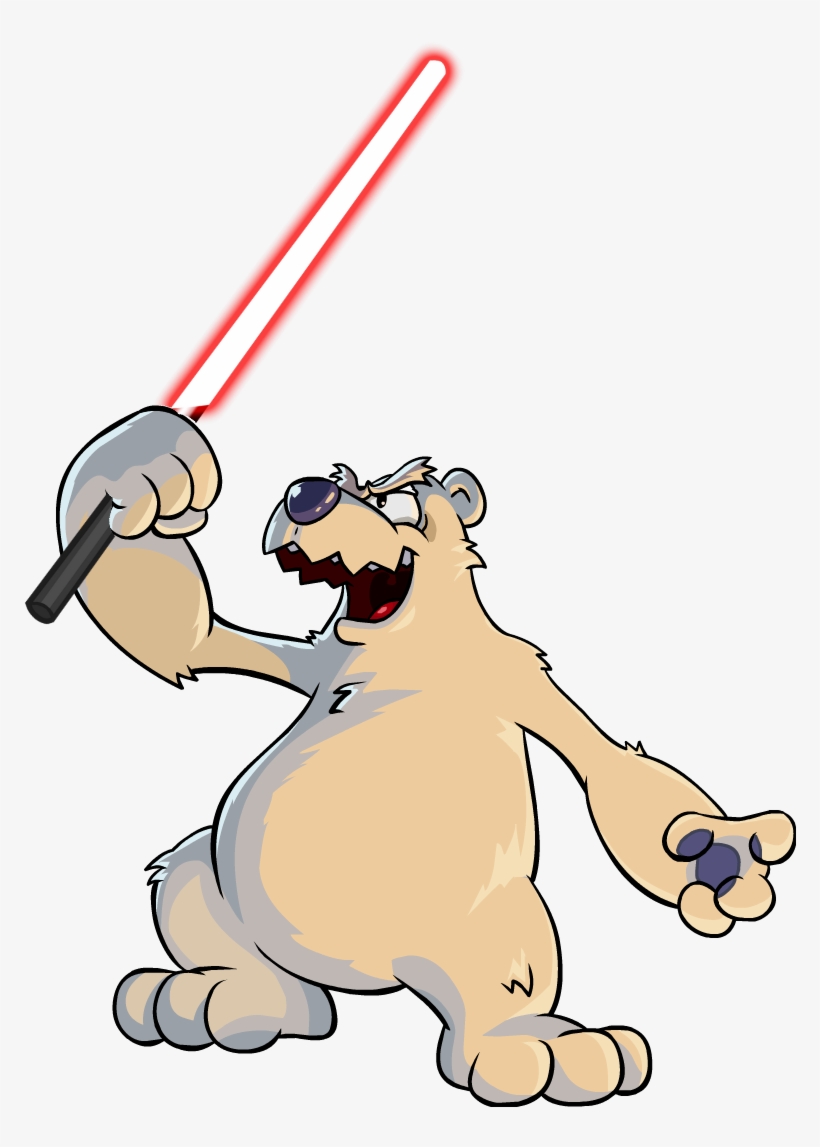 Herbert Lightsaber - Herbert Paw Club Penguin PNG Image | Transparent ...