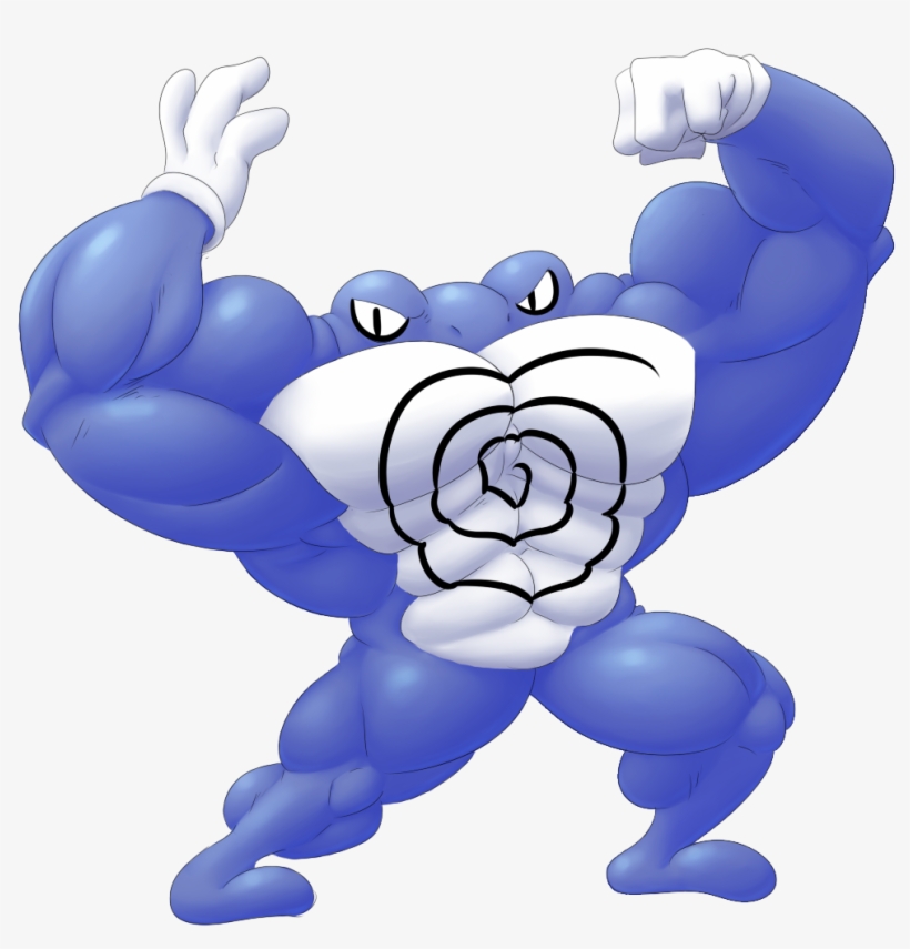 Poliwrath - Poliwrath Muscle PNG Image | Transparent PNG Free Download ...