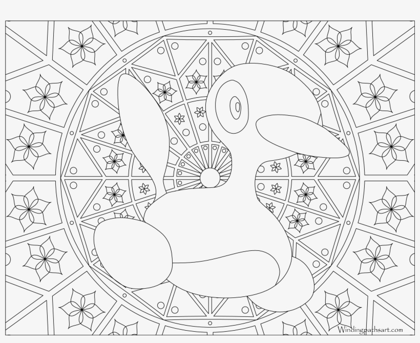 Porygon Coloring Pages - Pokemon Adult Coloring Pages PNG Image ...