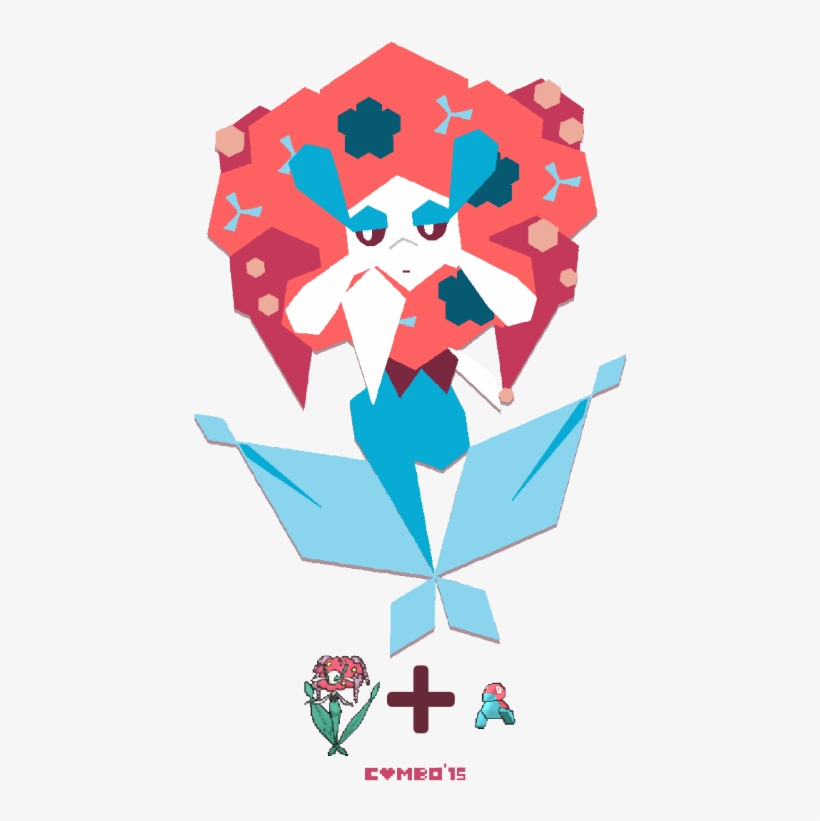 Florges Porygon Fusion PNG Image | Transparent PNG Free Download on SeekPNG