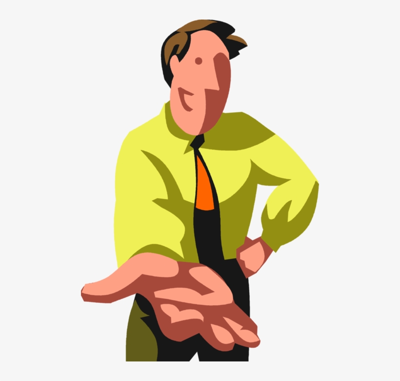 Vector Illustration Of Quid Pro Quo Businessman Looks - Vector Graphics ...