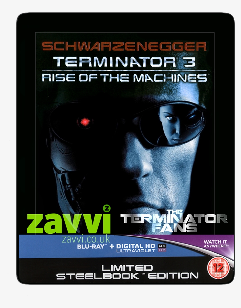 Terminator 3 Zavvi Exclusive Steelbook Blu-ray - Terminator 3: Rise Of ...