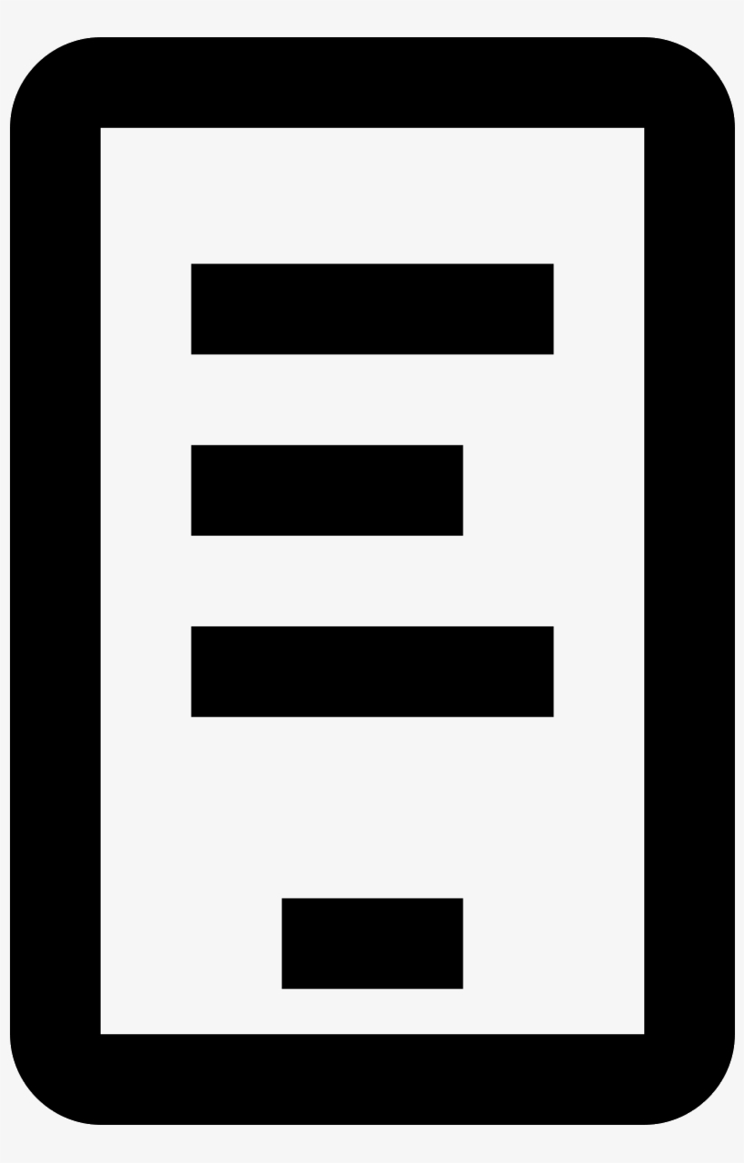 A Rectangle That Is Split Into Two Rectangles - Icon Overview PNG Image ...