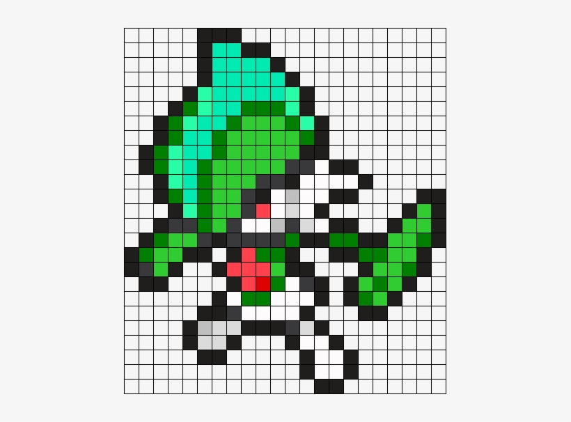 Gallade Pokemon Bead Pattern Perler Bead Pattern / - Gallade Perler ...