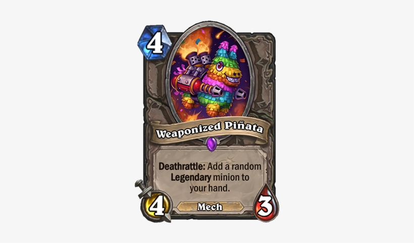 Weaponized-pinata - Hearthstone Card PNG Image | Transparent PNG Free ...