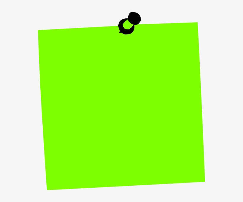 How To Set Use Post It Note Green Clipart PNG Image | Transparent PNG ...