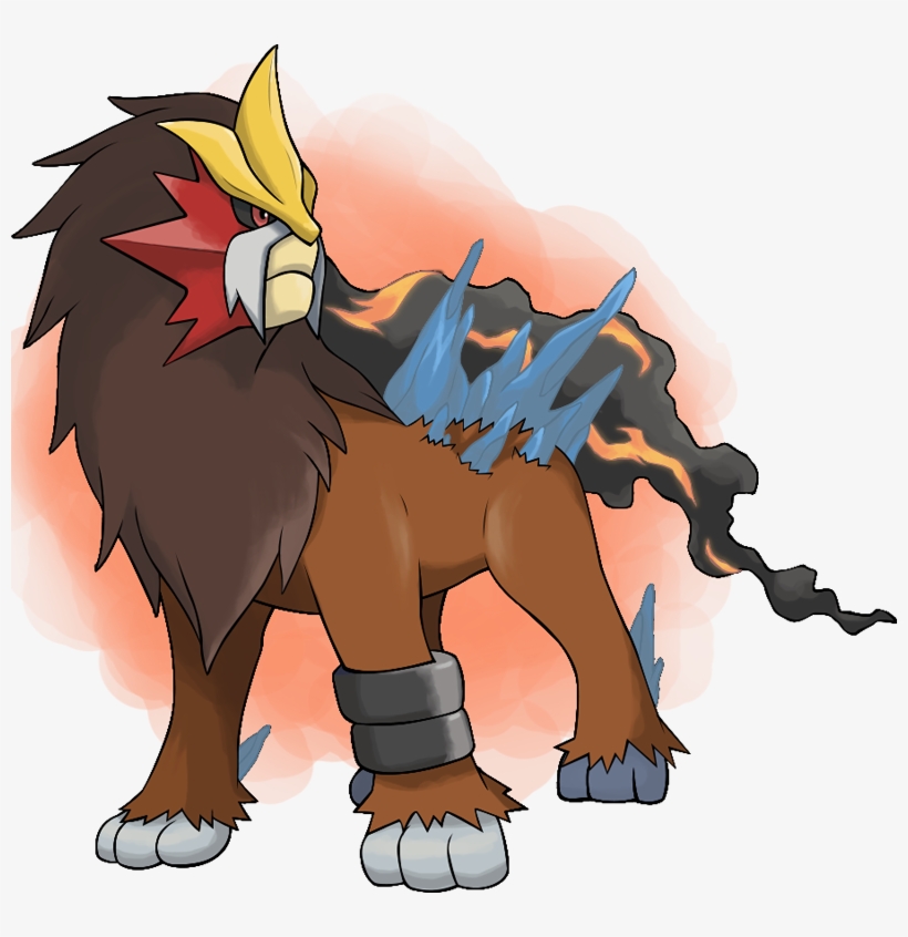 Mega Entei Frost Pokédex - Mega Entei The Pokemon PNG Image ...
