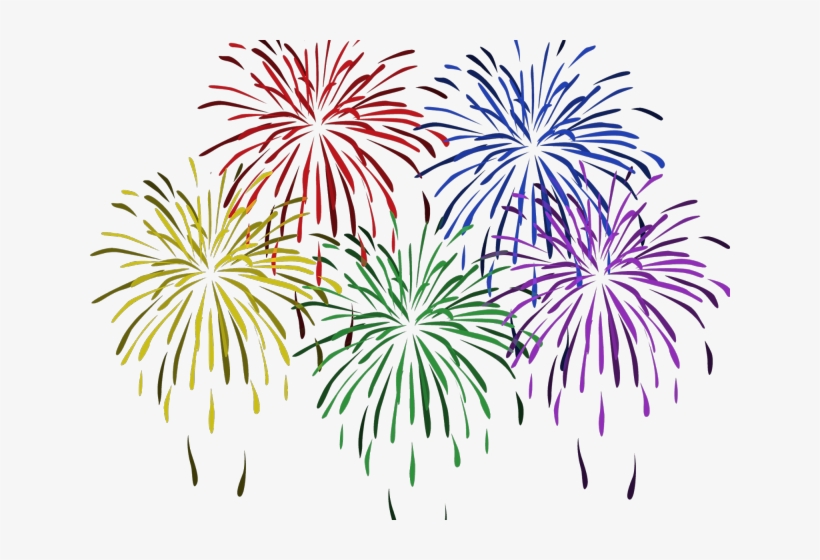 Fireworks Clipart Art - New Year Fireworks Clipart PNG Image ...