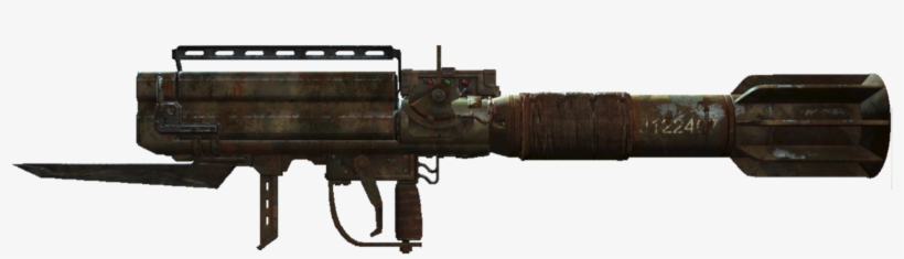 Fo4 Quad Missile Launcher - Rocket Launcher With Bayonet PNG Image ...