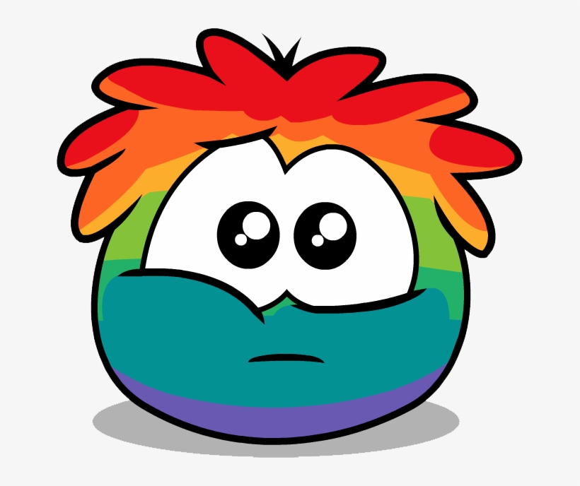 Download Rp Sad - Png - Rainbow Puffle | Transparent PNG Download | SeekPNG