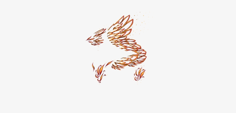 Blazing Phoenix Feathers Transparent - Phoenix Feather Png PNG Image ...