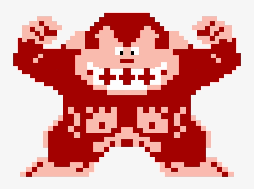 Donkey Kong 8 Bit - 8 Bit Png Render PNG Image | Transparent PNG Free ...